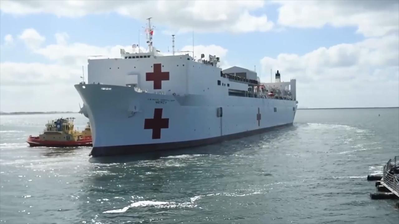 A sneak peek inside the world's largest hospital ship: USNS Mercy ...