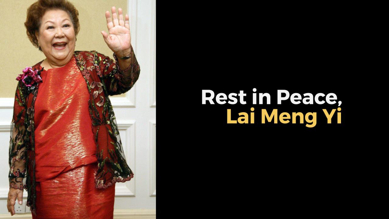 Veteran Malaysian actress Datuk Lai Meng dies at 90 | TheStarTV.com