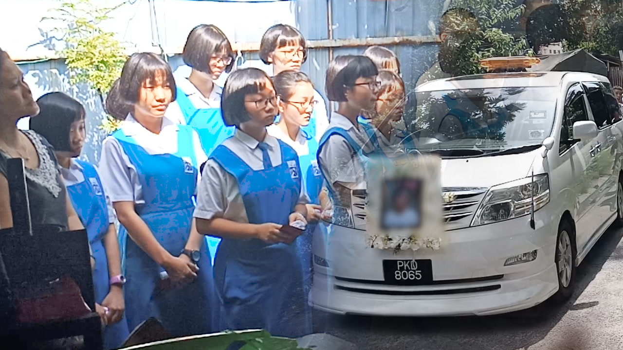 Teary farewell for 15-year-old student who fell to her death from ...