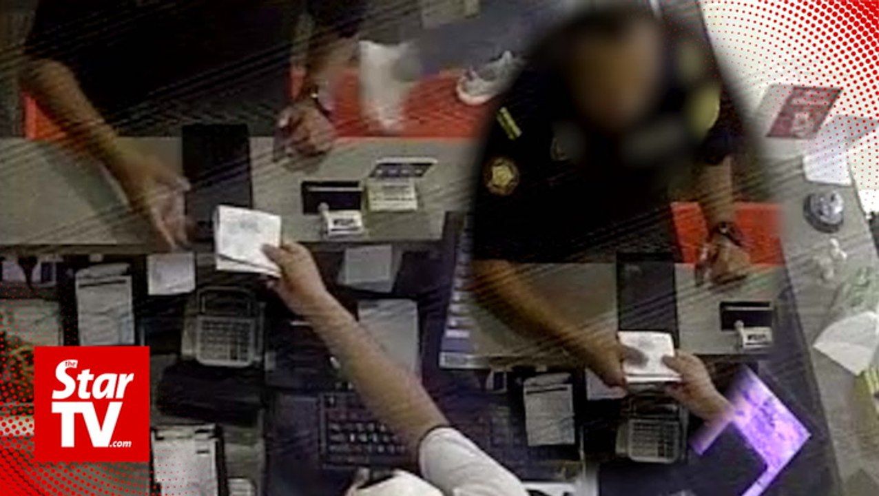 Video of enforcement officer receiving money goes viral | TheStarTV.com