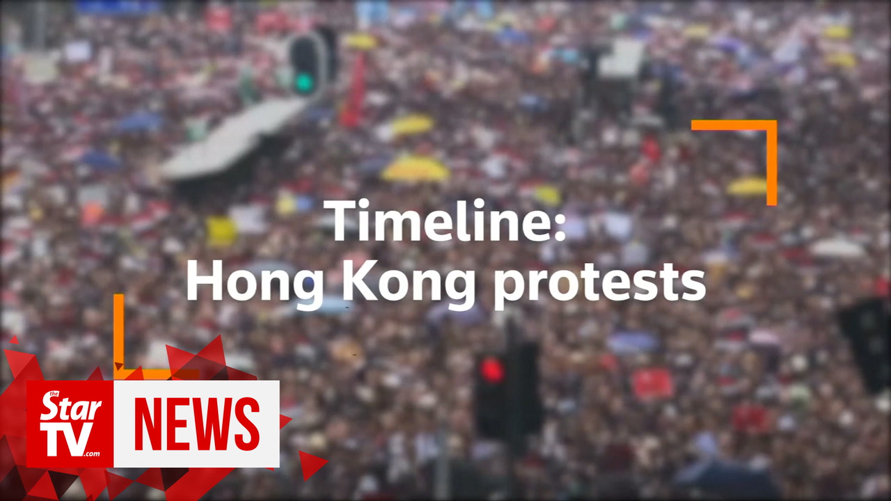 Timeline: Key dates in Hong Kong's protests | TheStarTV.com
