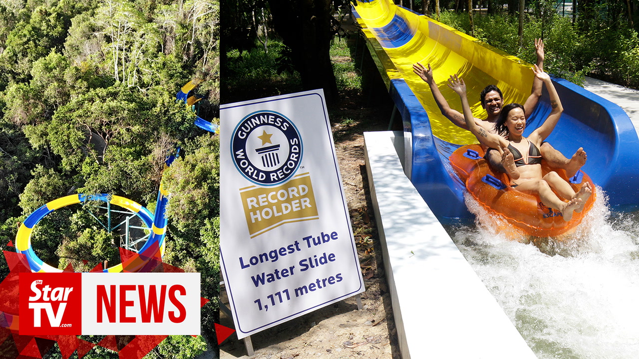 Get ready for a loooonnggg ride down world's longest tube slide ...