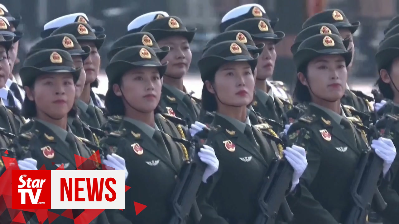 15 military units march in China's largest National Day parade ...