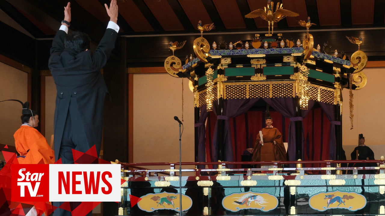 Japan enthrones emperor in ancient ceremony | TheStarTV.com