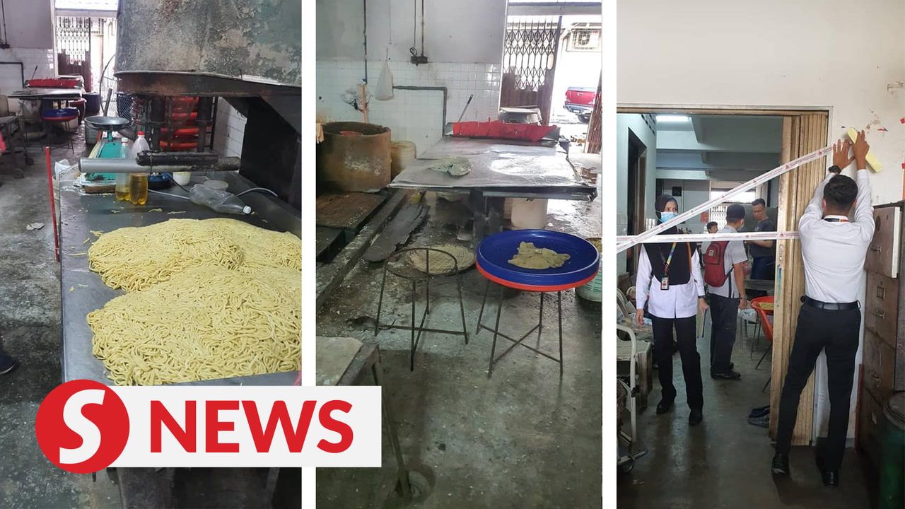 Segambut noodle factory gets closure notice over rat droppings, dirty ...