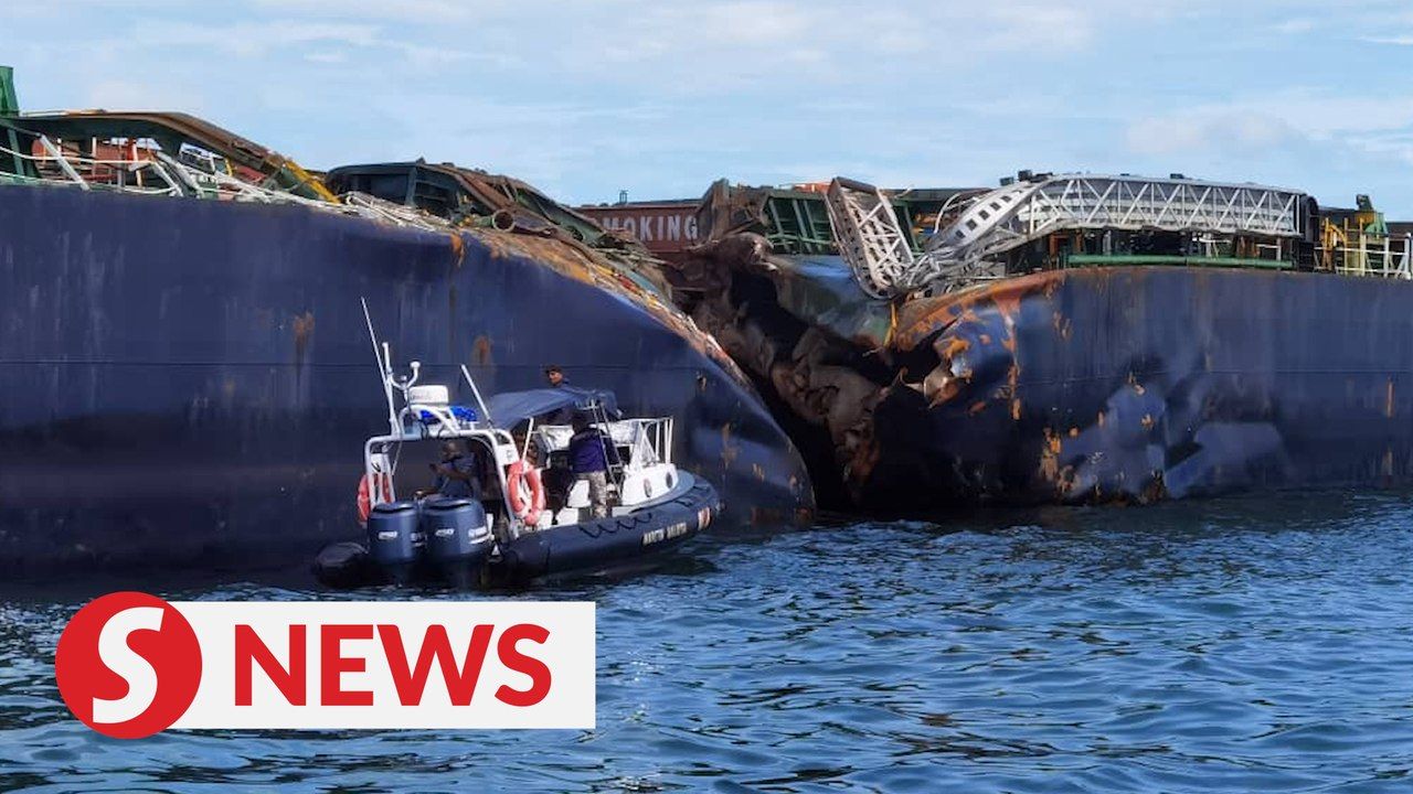Steering system failure may be cause of tanker, cargo ship collision ...