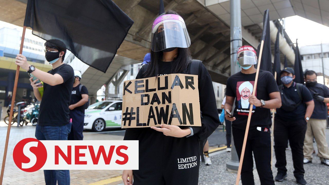 #Lawan protest gets underway as crowd marches toward Dataran Merdeka ...