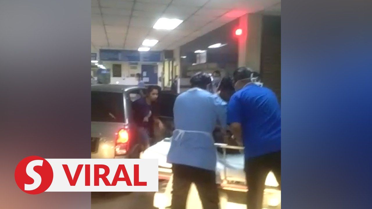 Man drives car into hospital building after father suffers heart attack ...