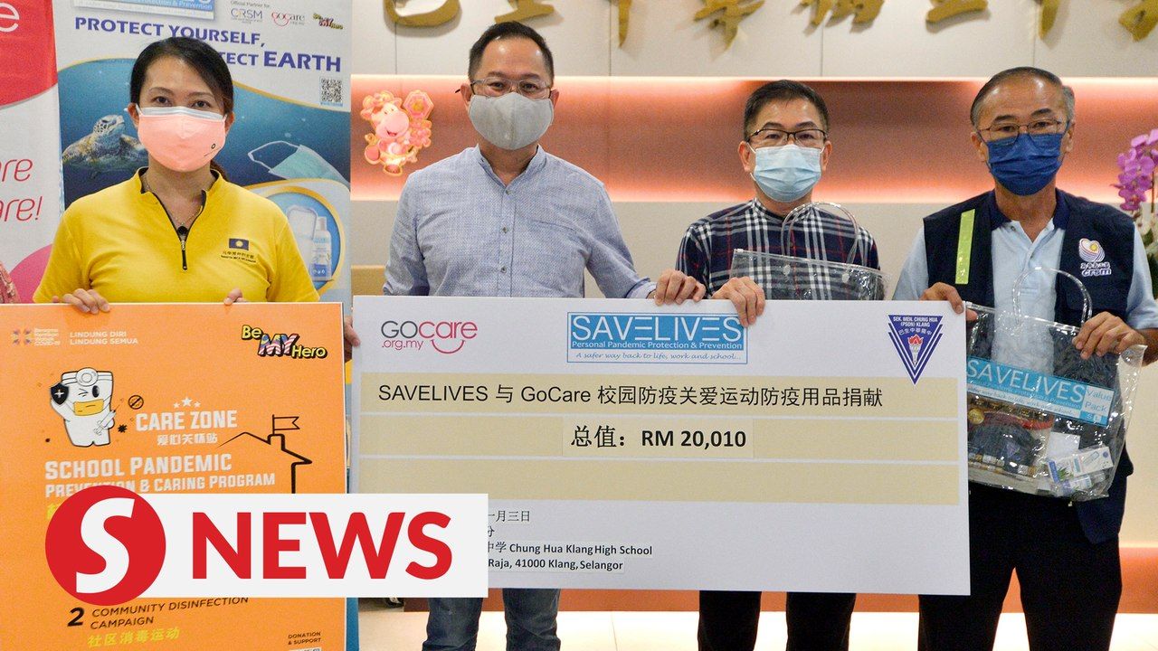 Klang school gets self-care kits worth over RM20,000 for safe reopening ...