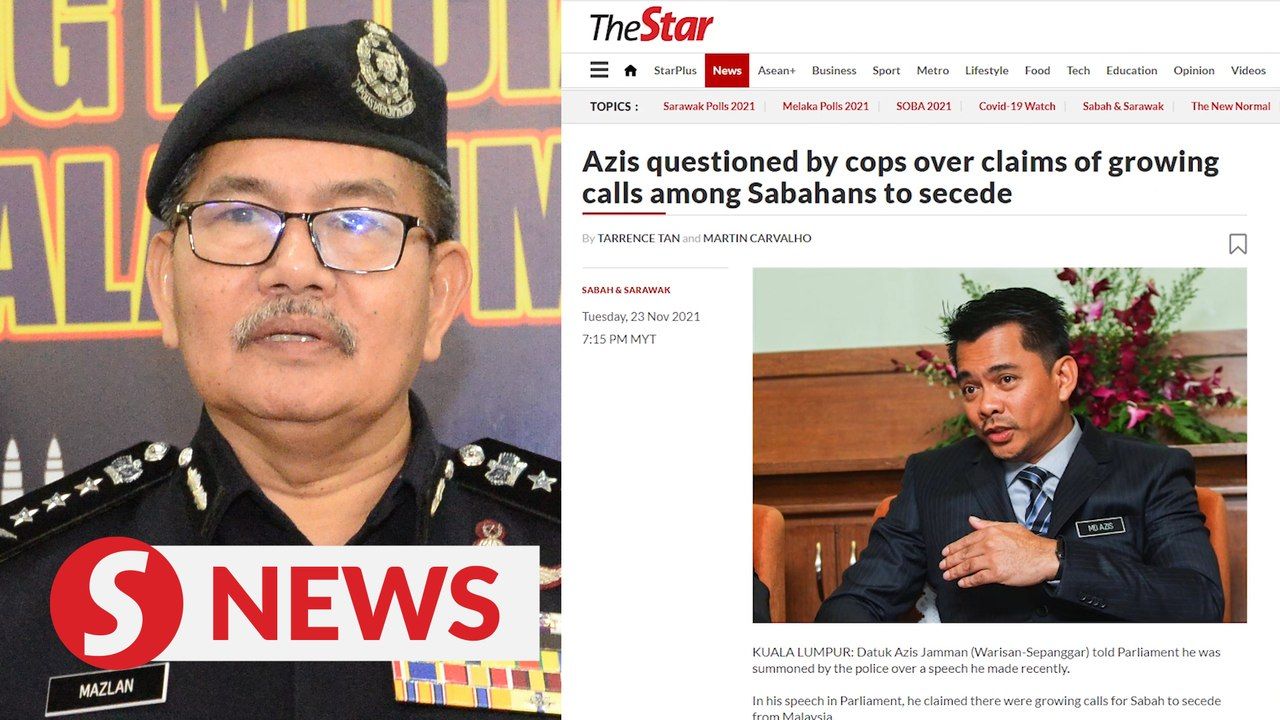 Police confirm they are investigating Azis Jamman's Parliament speech ...