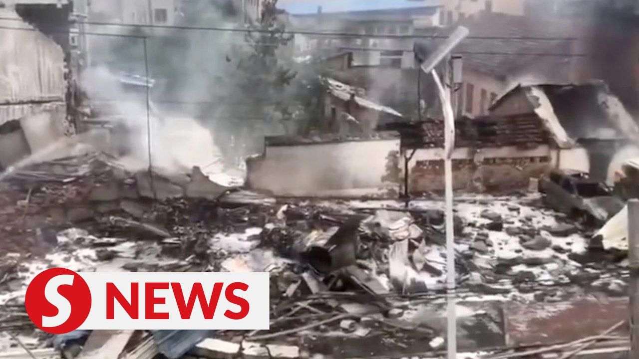 Chinese fighter jet crashes during training drill, killing one resident ...