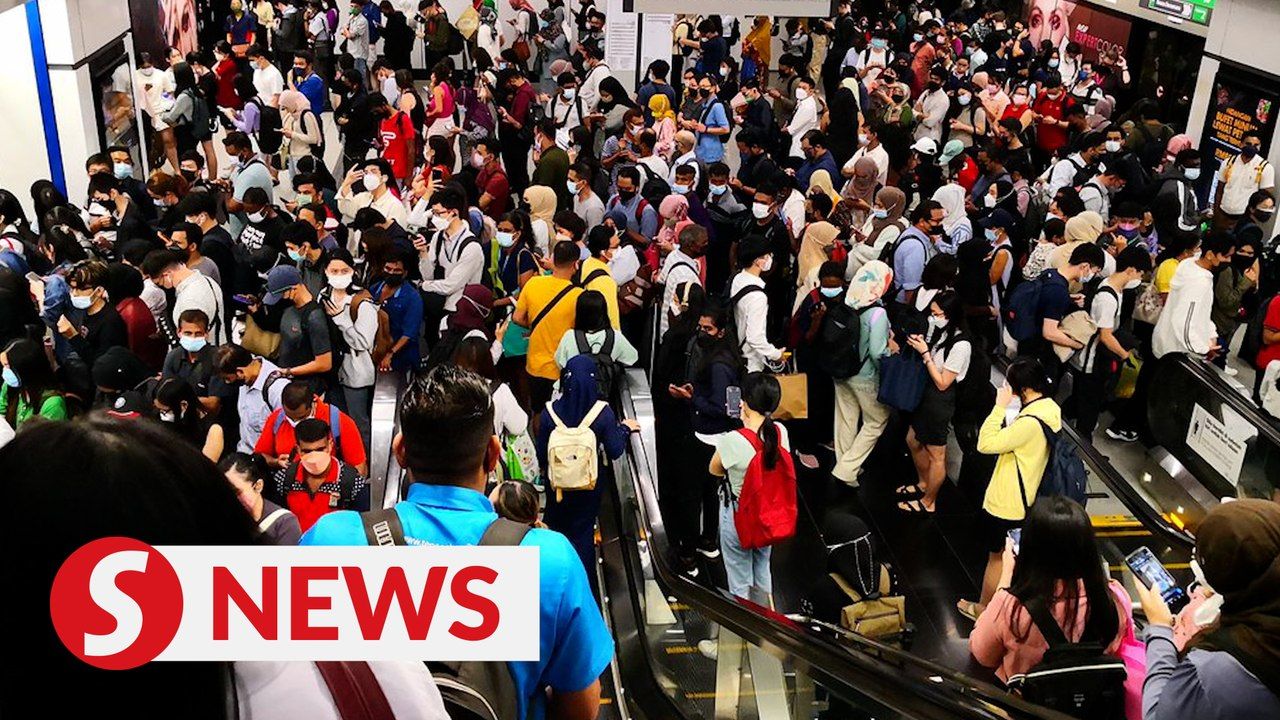 Commuters stranded as Kajang MRT line services disrupted during rush ...