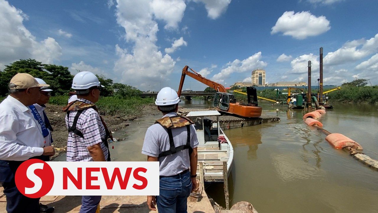 Large volumes of rubbish delaying Sungai Klang flood mitigation project ...