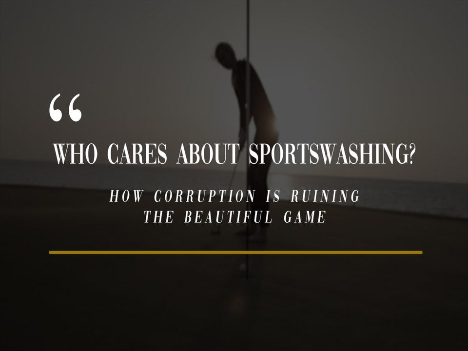 Do Malaysians care about SPORTSWASHING at the Qatar #WorldCup ...