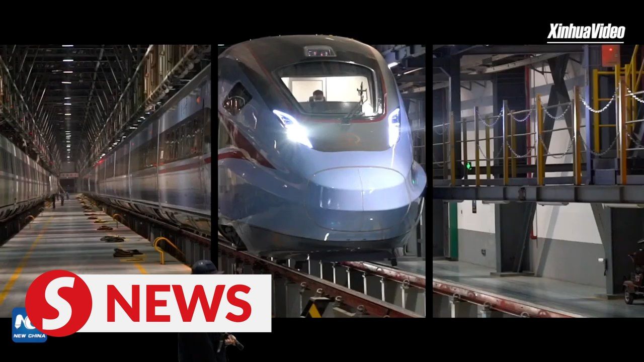 Naked-eye 3D video: bullet trains ready for Spring Festival travel ...