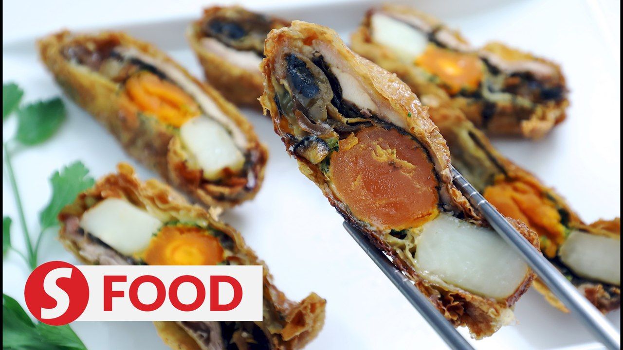 Retro Recipe: Salted egg chicken roulade | TheStarTV.com