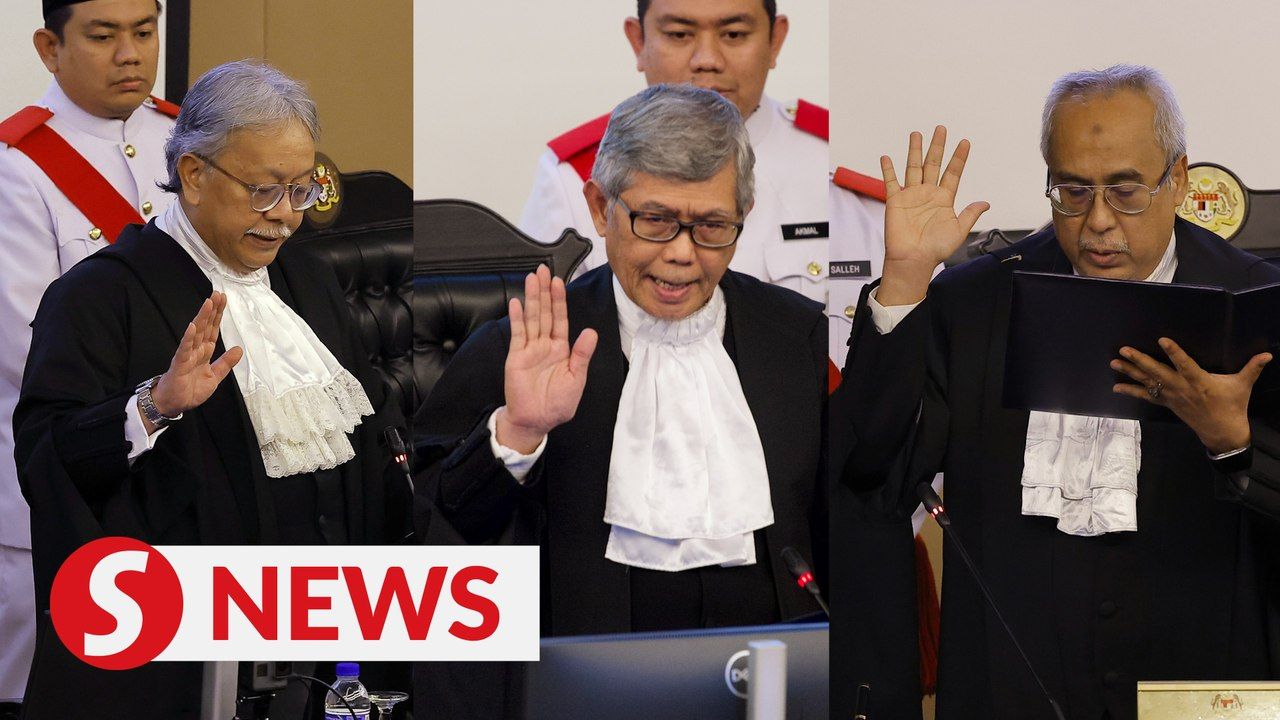 Top three posts in judiciary filled as new judges take oath at ...