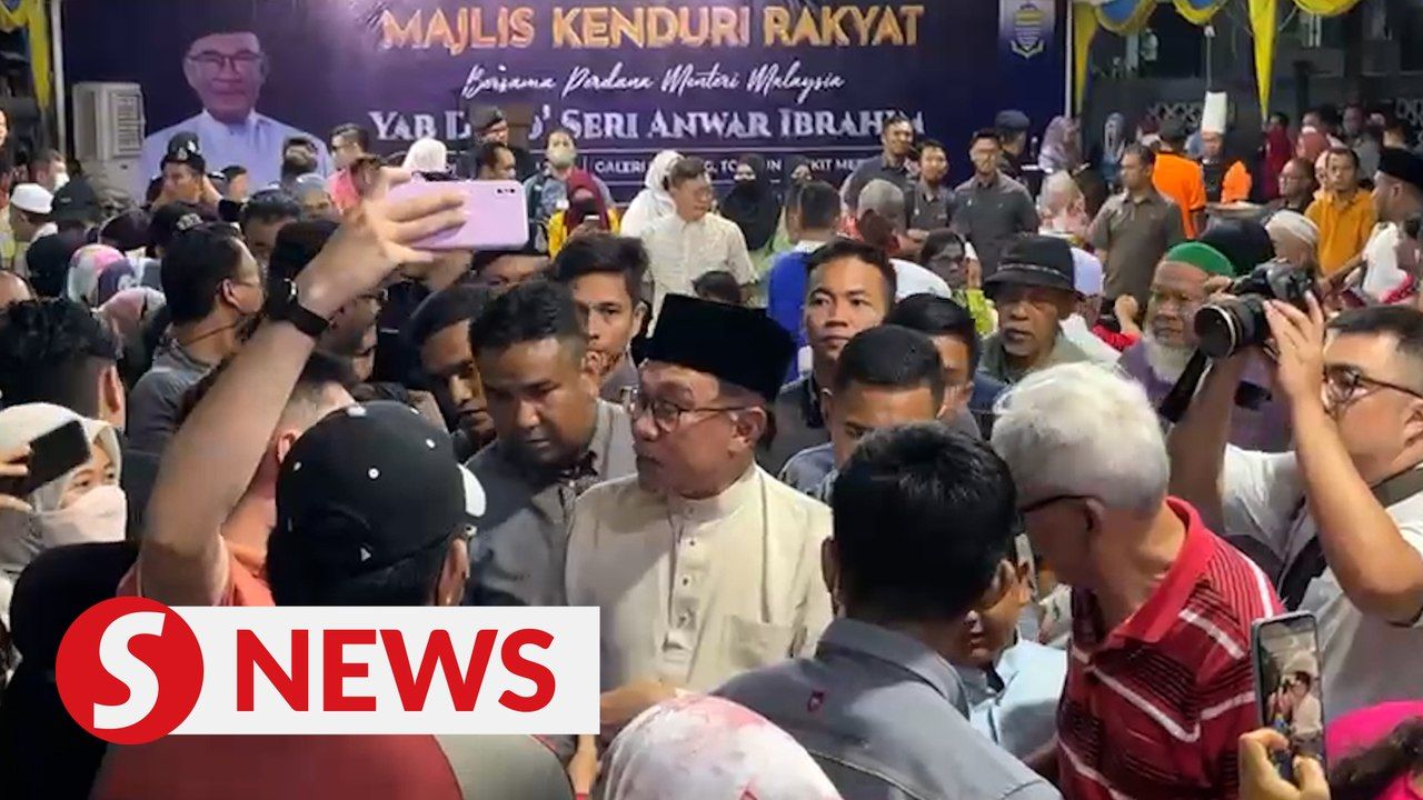PM Anwar gets a hero’s welcome in his hometown in Penang | TheStarTV.com