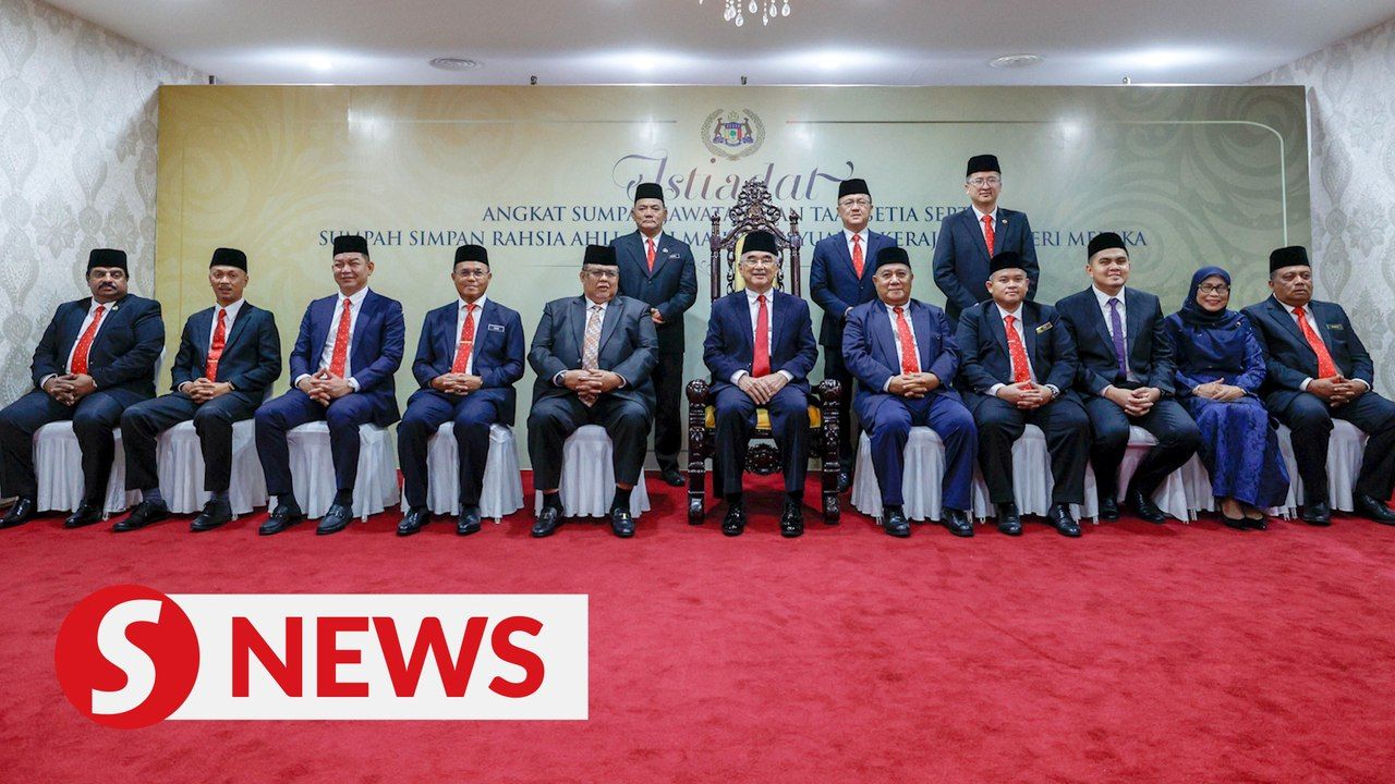 Three new faces among Melaka exco line-up | TheStarTV.com