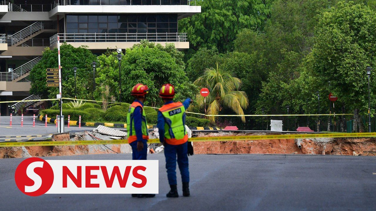 Landslide at Malaysian Anti-Corruption Academy due to stagnant water ...