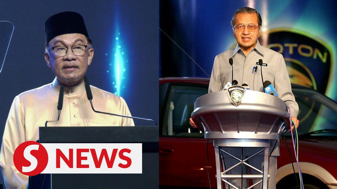 Anwar thanks Tun Mahathir for contributions to Proton | TheStarTV.com
