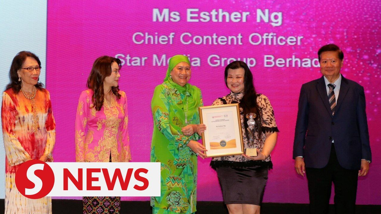The Star's Esther Ng receives World Woman Outstanding Editor award ...