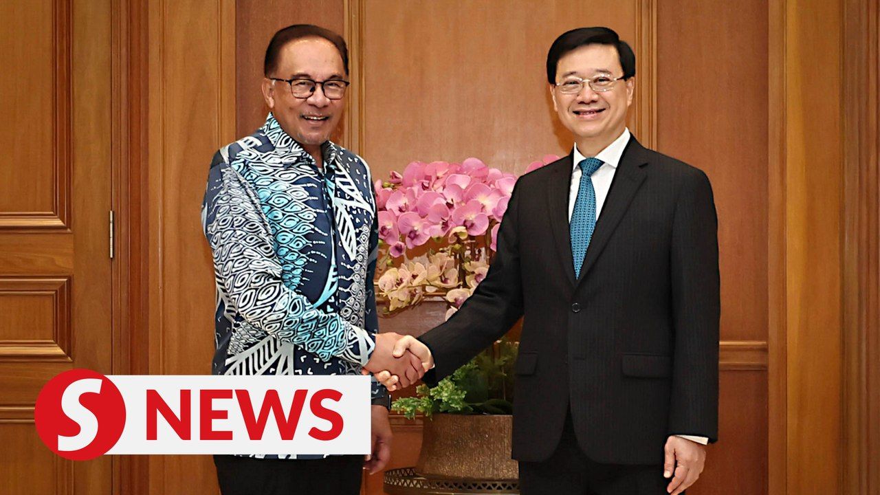 PM Anwar, Hong Kong Chief Executive John Lee hold meeting | TheStarTV.com