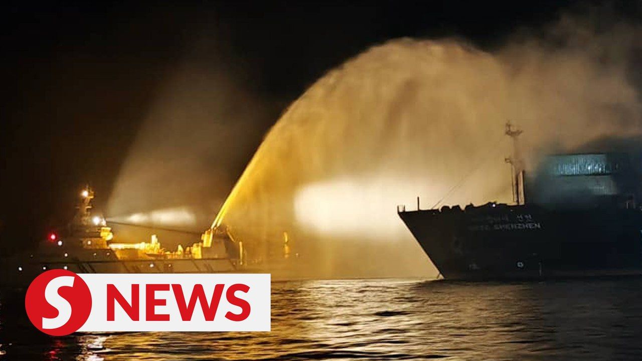 Fire on container ship brought under control within two hours ...