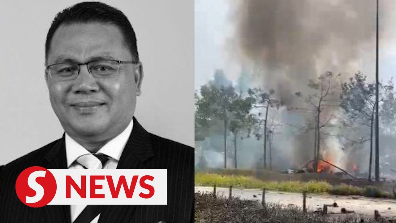 Elmina plane crash: Pahang exco member Johari Harun among those killed | TheStarTV.com