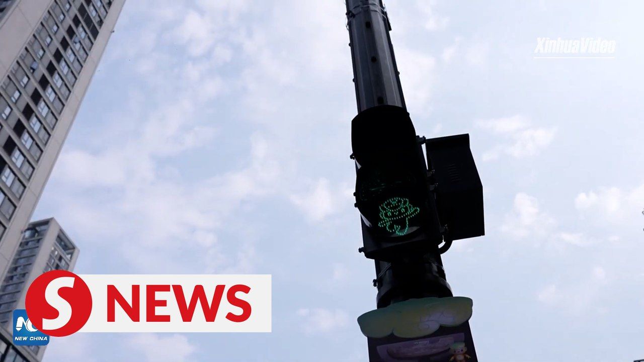 Traffic lights with Asian Games mascots unveiled in Hangzhou ...