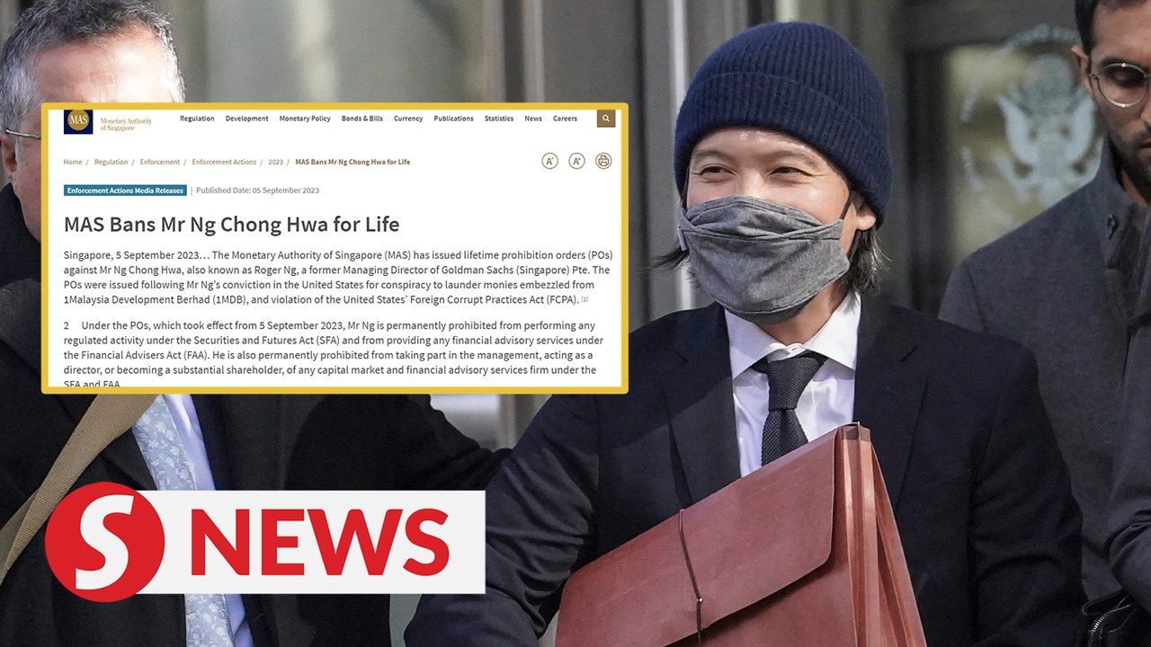 Monetary Authority of Singapore bans Roger Ng for life | TheStarTV.com