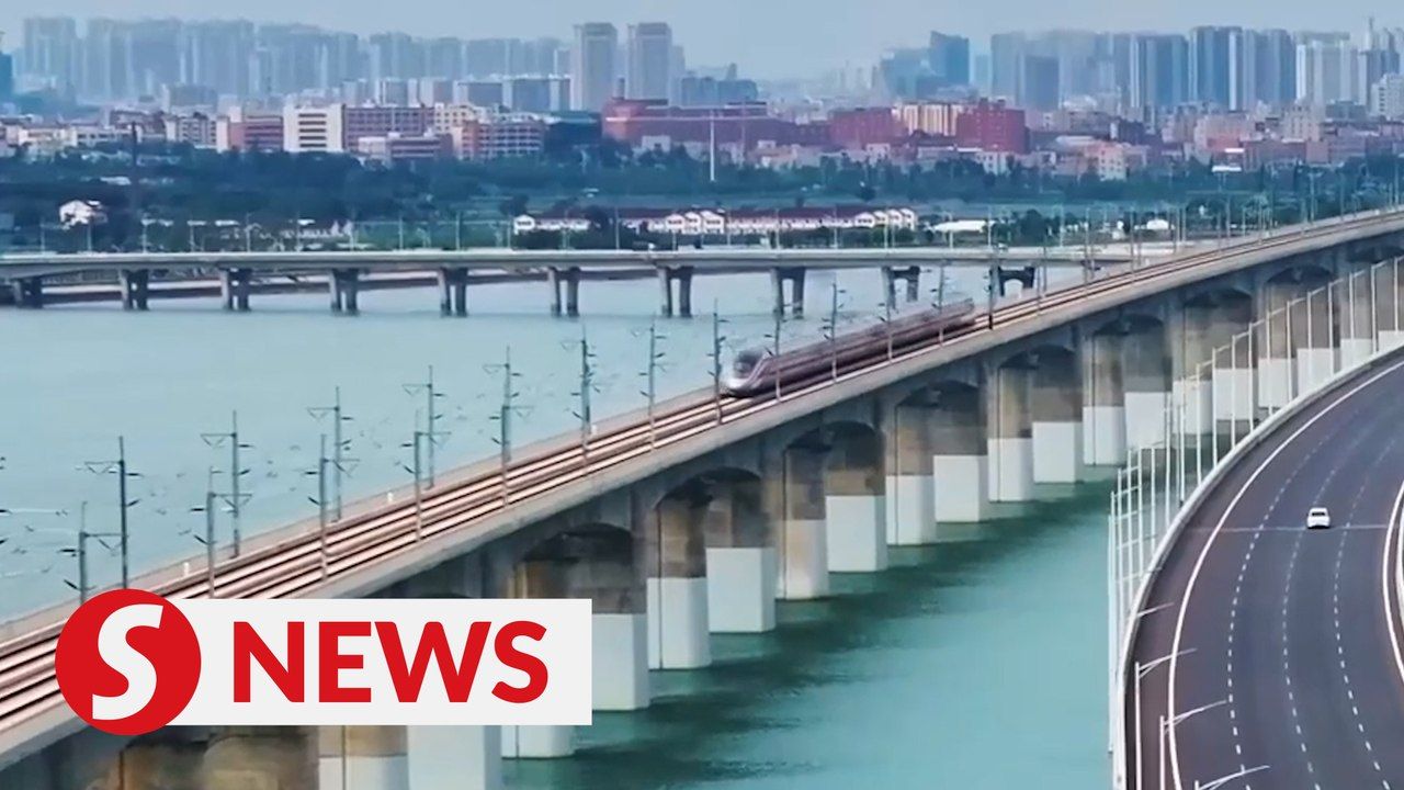 China's fastest cross-sea railway features high tech, intelligence ...