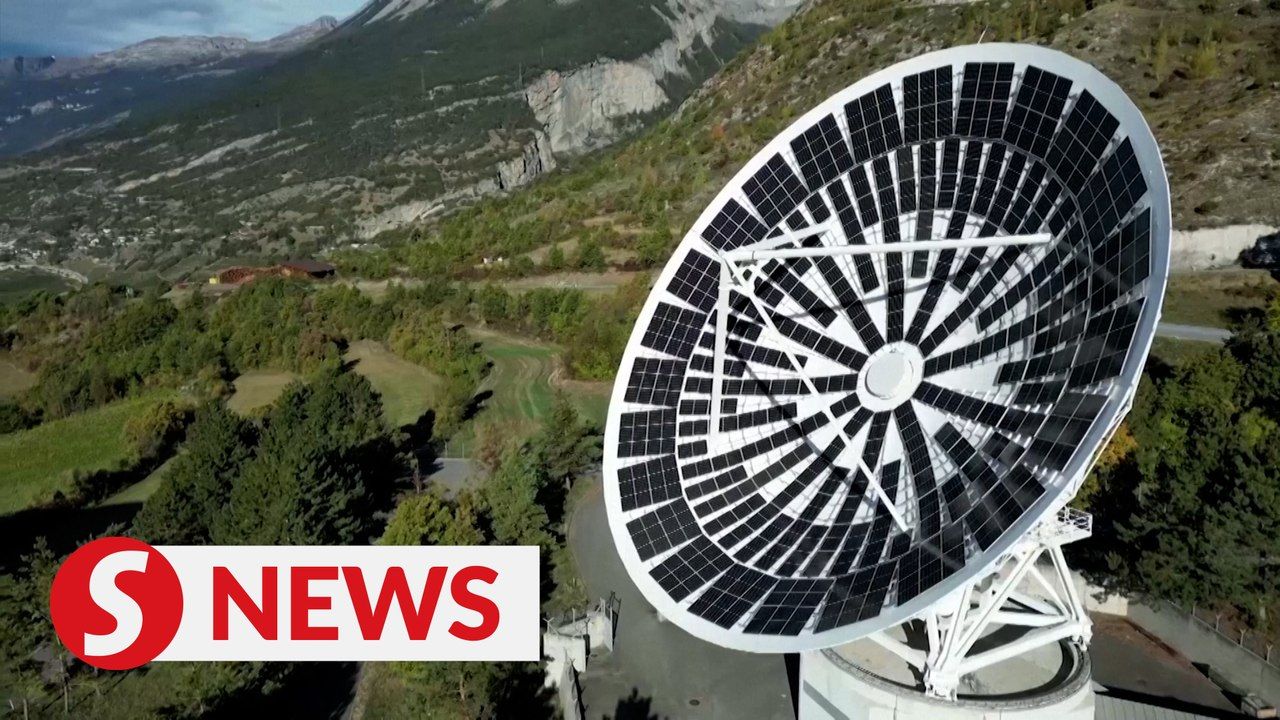 Swiss satellite dishes converted into giant solar panels | TheStarTV.com