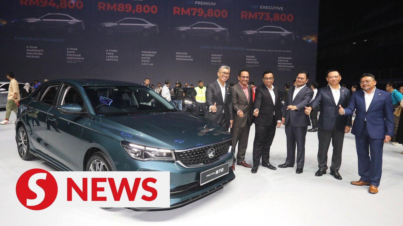 Proton launches S70 sedan, targets monthly sales of over 3,000 units | TheStarTV.com