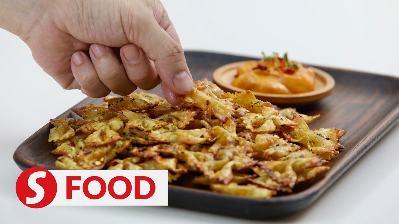Retro Recipe: Bowtie pasta chips | TheStarTV.com