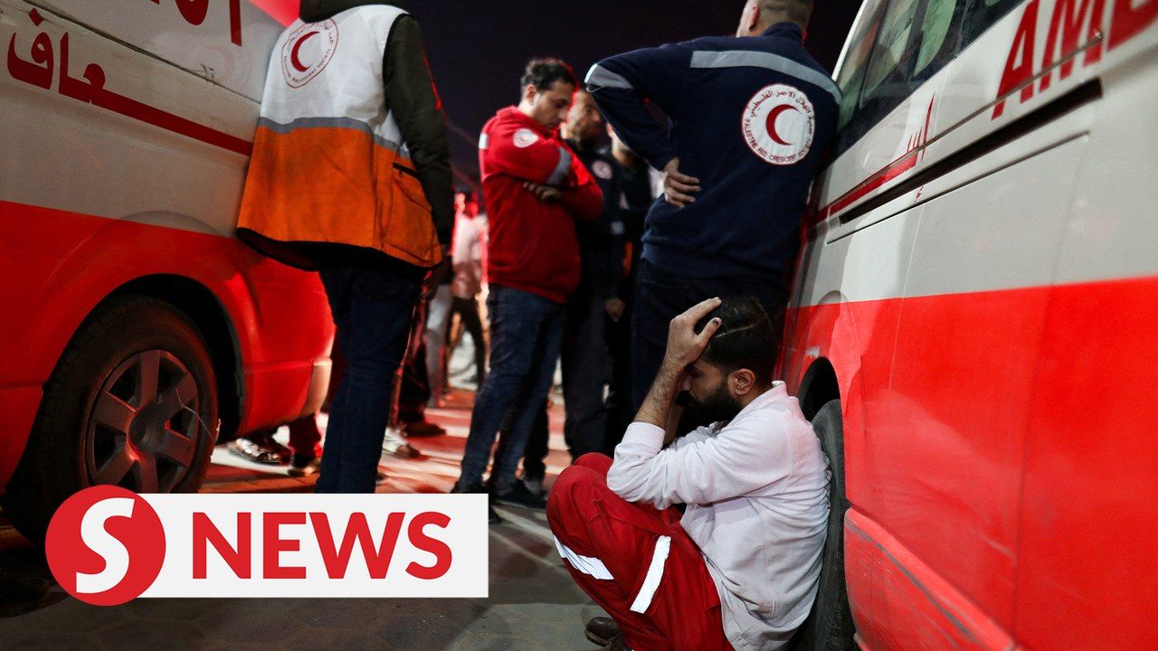 Israeli strike on Gaza ambulance kills four Palestinian Red Crescent ...