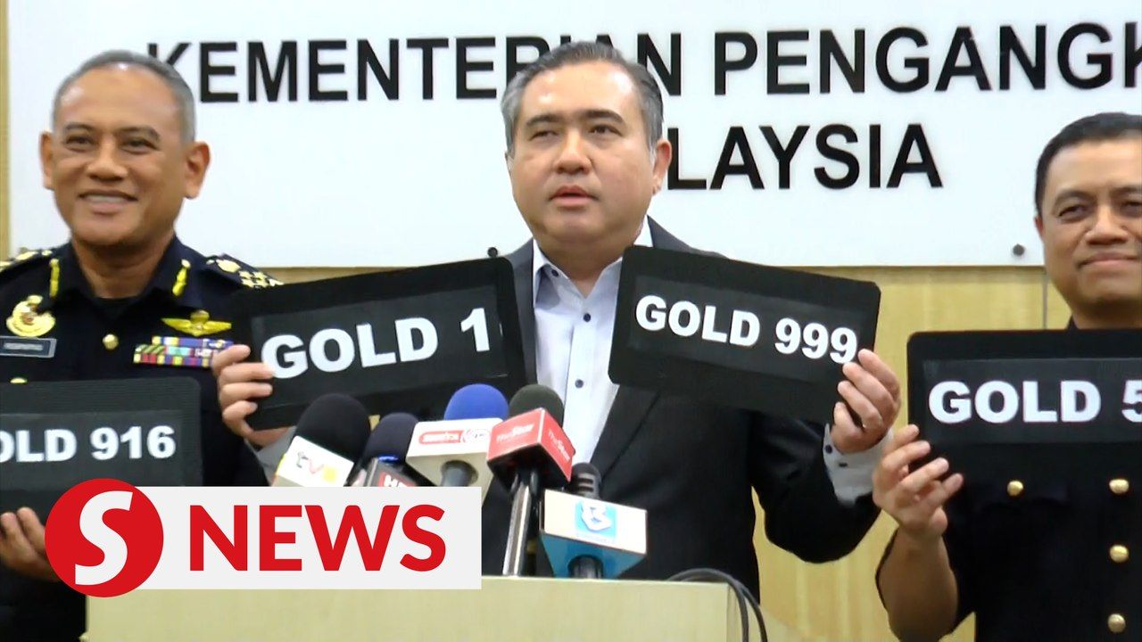 GOLD number plate series launched by ministry in conjunction with 50th ...