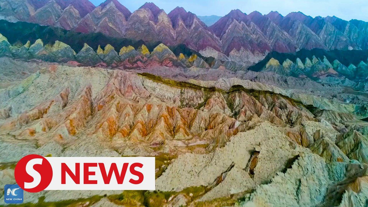 Colourful rocks adorning mountain of Xinjiang a geological marvel | TheStarTV.com