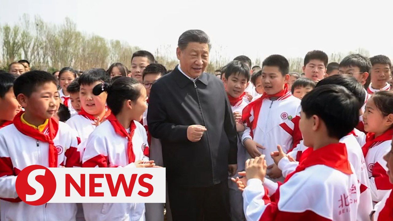 Xi plants trees in Beijing, urging nationwide afforestation efforts for ...