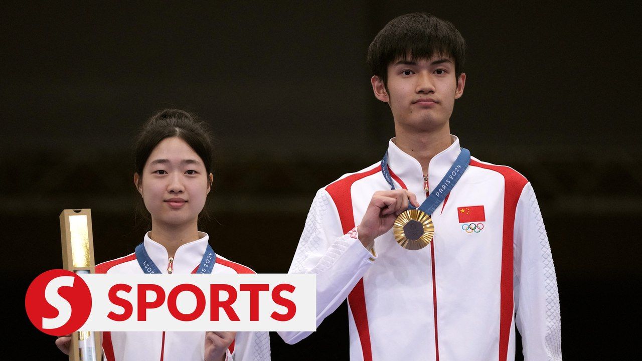 China's Huang and Sheng win first gold of Paris Games | TheStarTV.com
