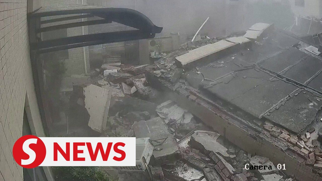 Building collapses due to suspected gas explosion in Guangdong, at ...