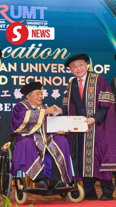 Dr Ling conferred honorary doctorate by TAR UMT due to his ...