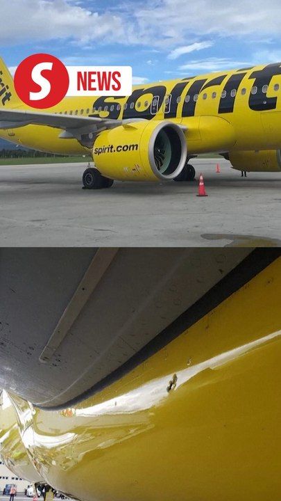 Flight attendant wounded, Spirit Airlines jet hit by armed-gang gunfire ...