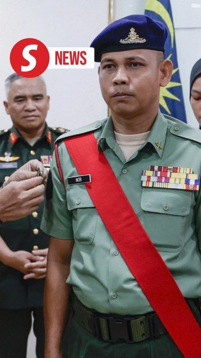Army sergeant receives honors for saving drowning teenagers at Puncak ...