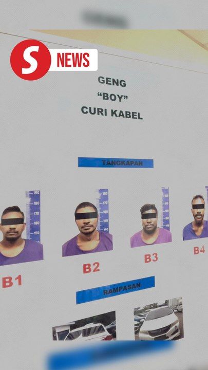 Yes boy, you're busted: 'Geng Boy' cable thieves nabbed in JB ...