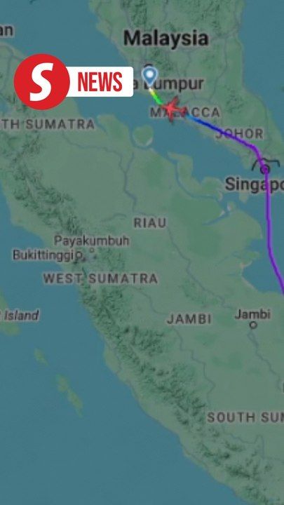 Flight MH720 lands safely at KLIA after declaring emergency mid-flight ...