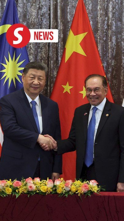 Anwar, Xi witness signing of 31 MOUs between M'sia, China in various ...