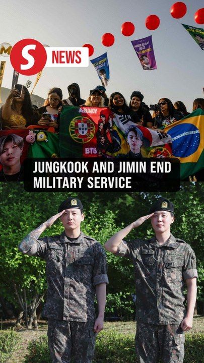 BTS members Jungkook and Jimin also finish military service | TheStarTV.com