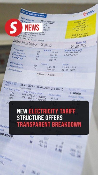 New electricity tariff structure offers transparent breakdown, says ...
