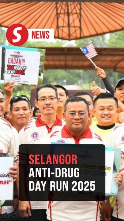 Selangor's Anti-Drug Day kicks off with community run | TheStarTV.com